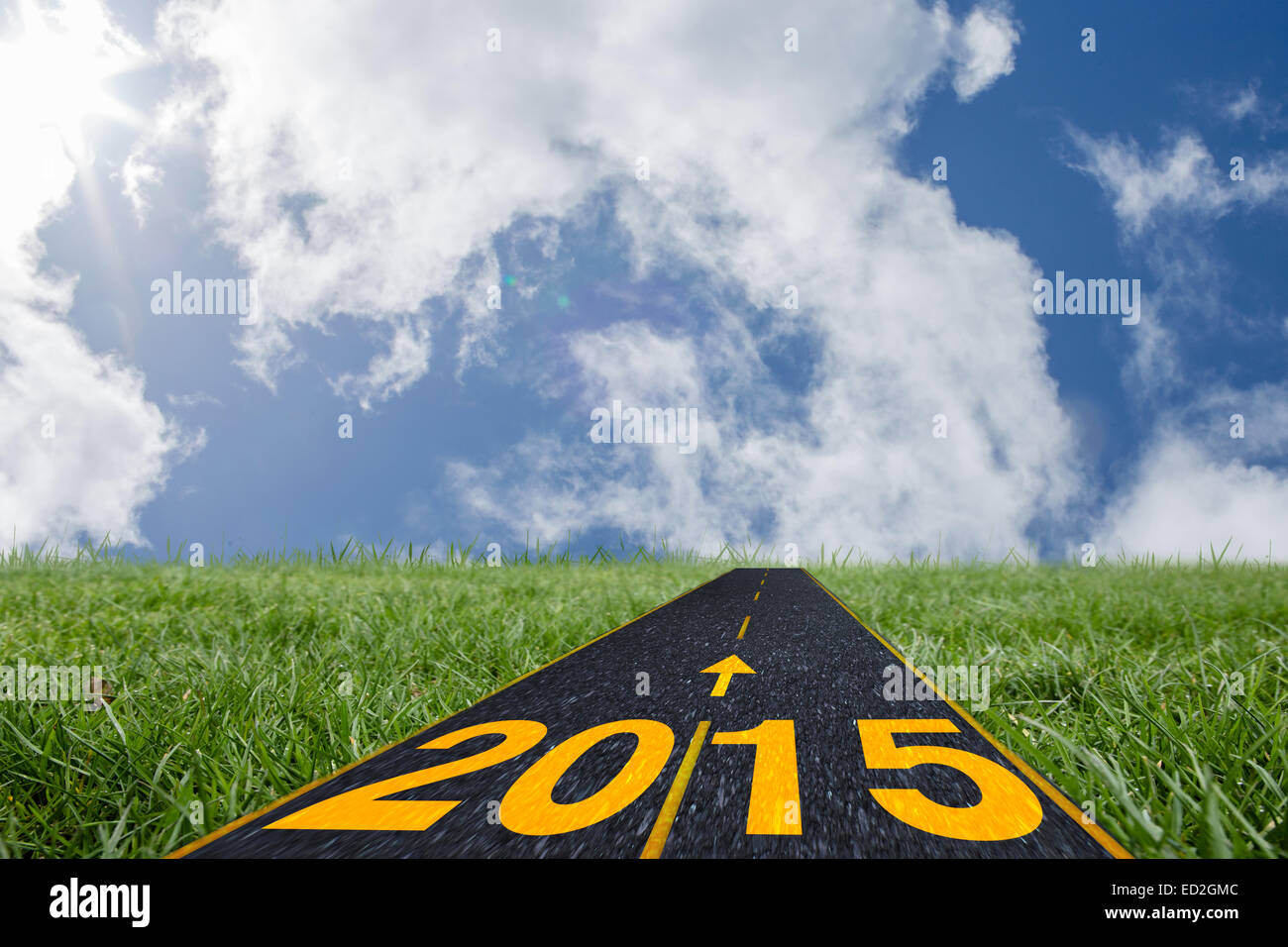 Composite image of orange triangle Stock Photo - Alamy