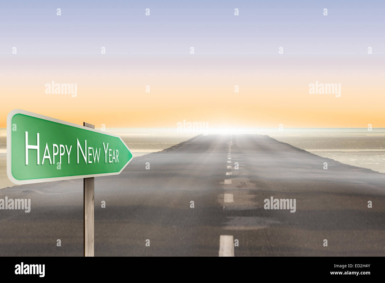 Composite image of happy new year Stock Photo - Alamy