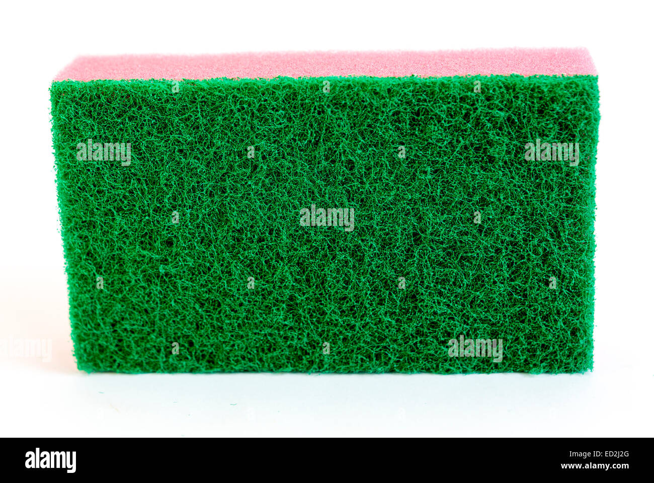 Red sponge isolated on white Stock Photo - Alamy