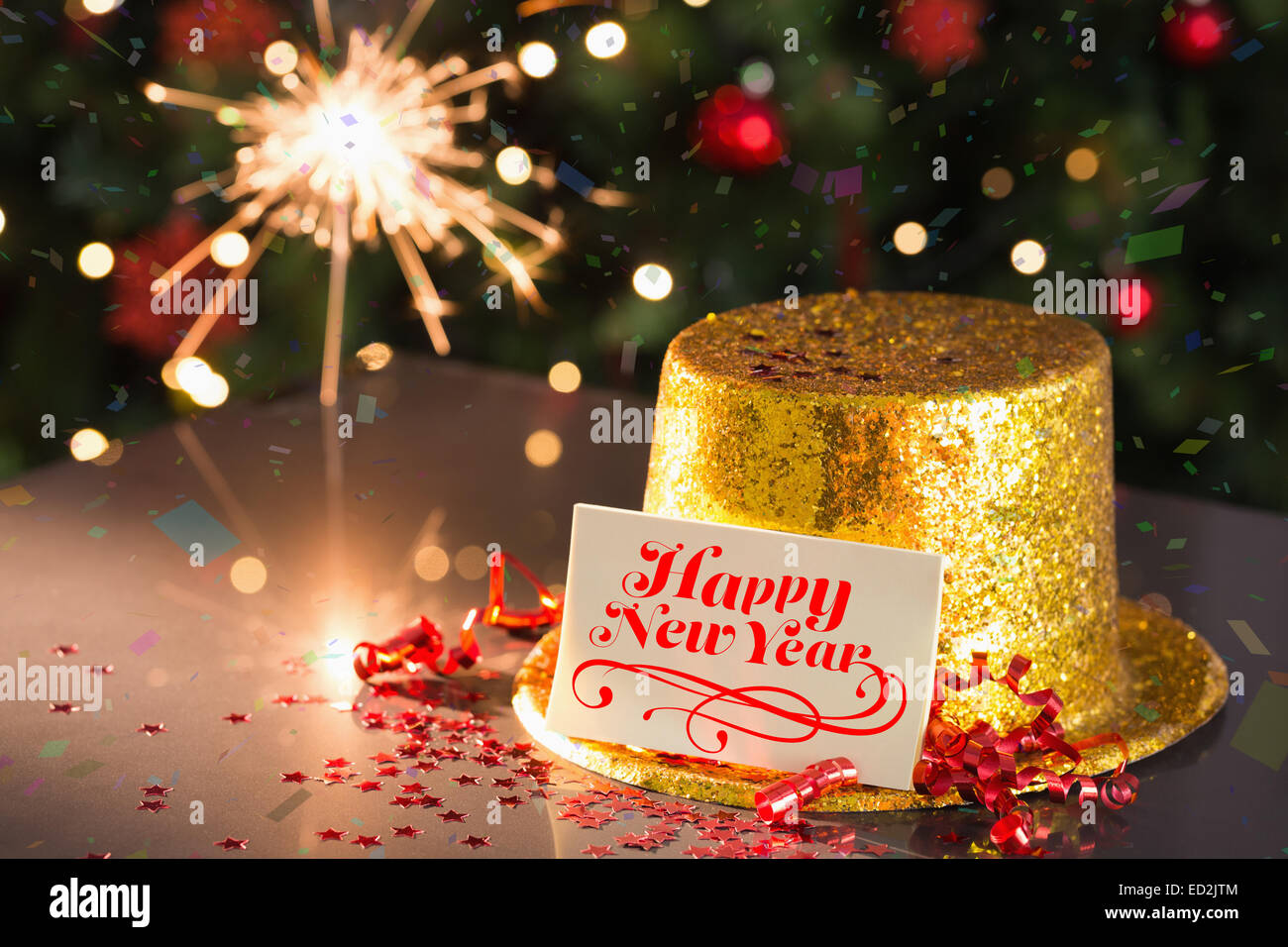 New year card set hi-res stock photography and images - Alamy