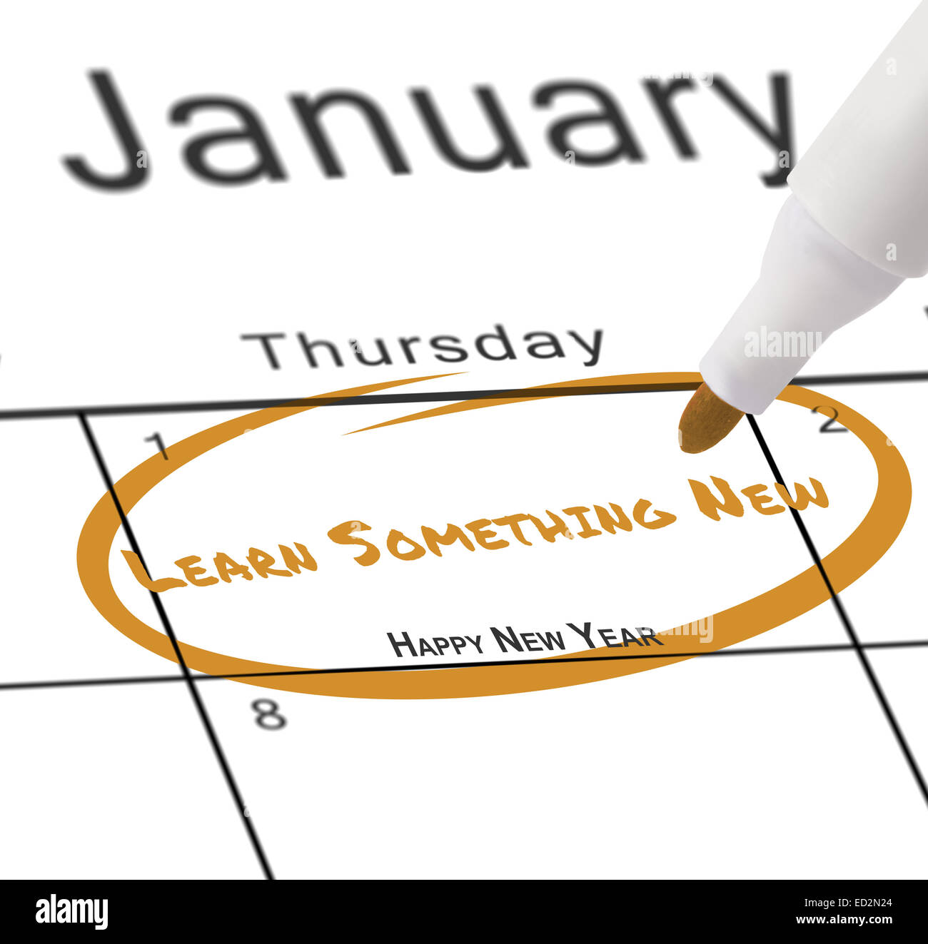 Composite image of happy new year Stock Photo - Alamy