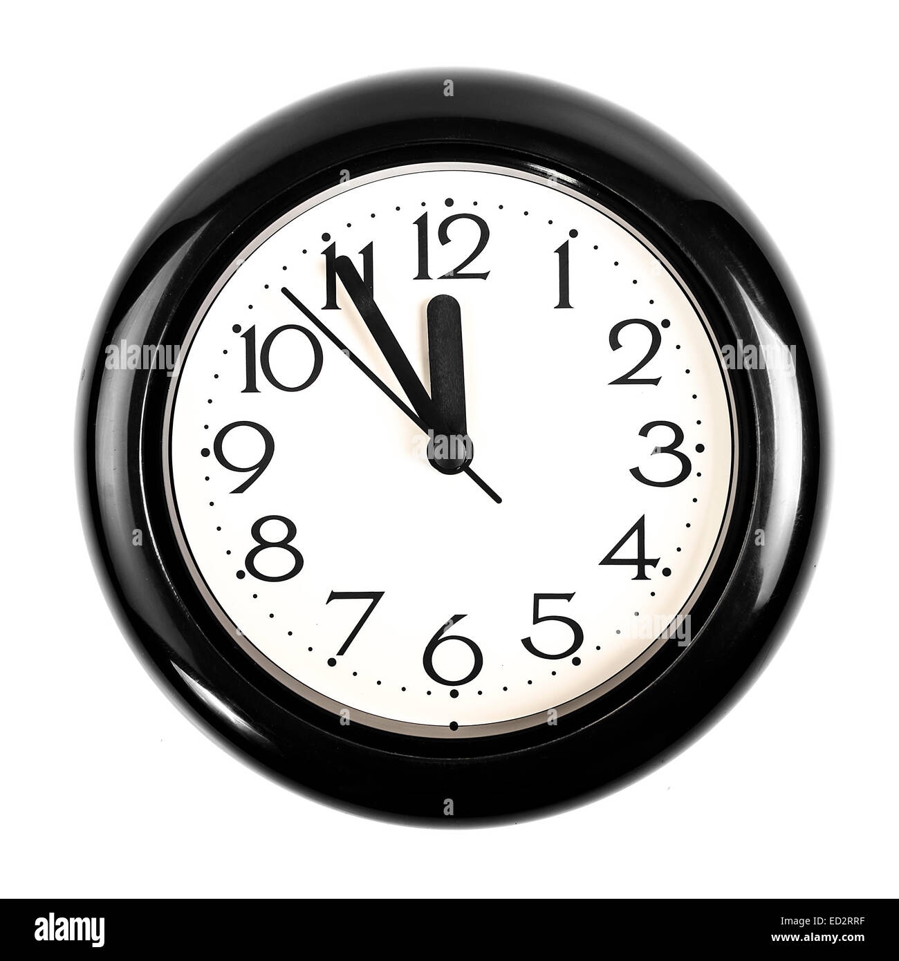 Clock vector time icon Cut Out Stock Images & Pictures - Alamy