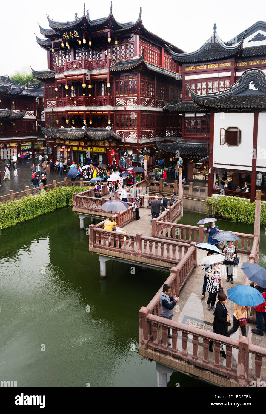 Shanghai old street and old architecture High Resolution Stock ...