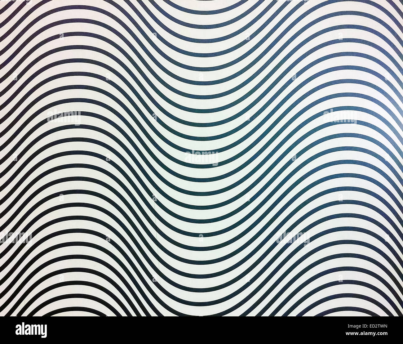 Wave strip pattern on the wall Stock Photo - Alamy
