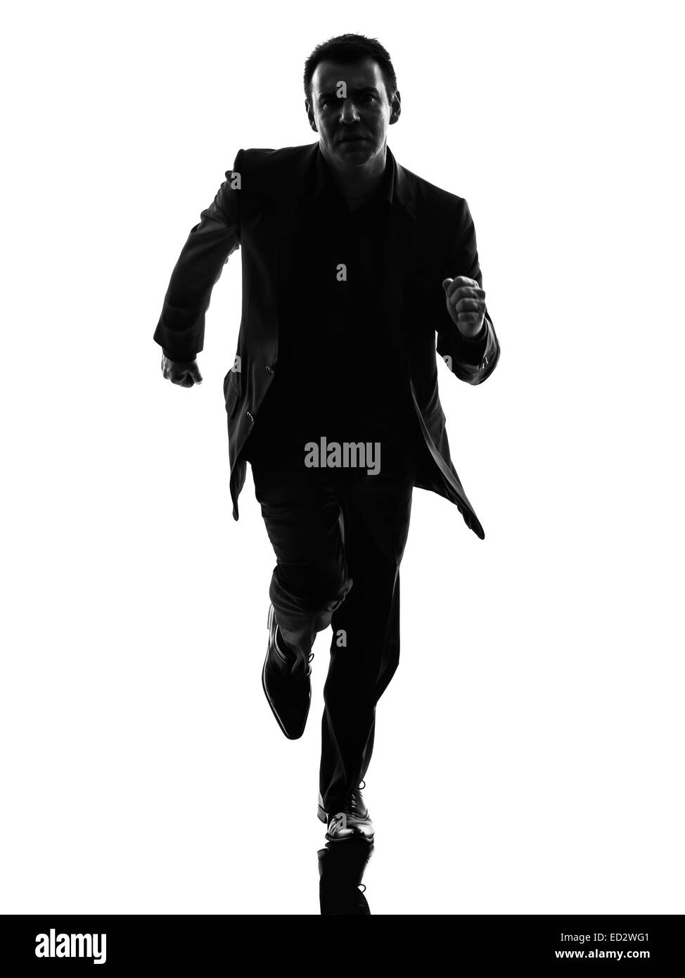 Man running silhouette hi-res stock photography and images - Alamy