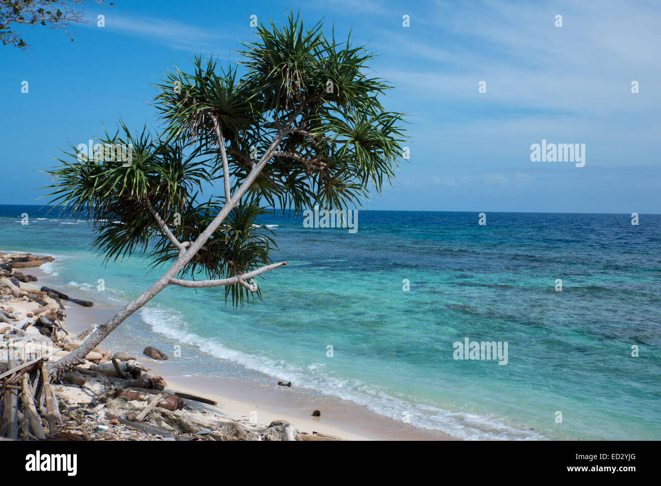 Melanesia, Papua New Guinea, Bismarck Sea, Tuam Island. Scenic view of ...