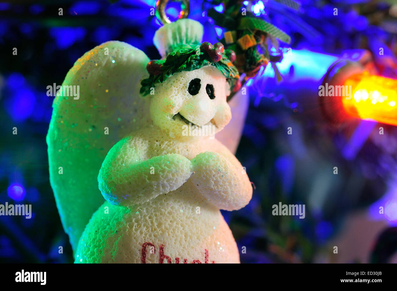 Christmas tree angel family hi-res stock photography and images - Alamy