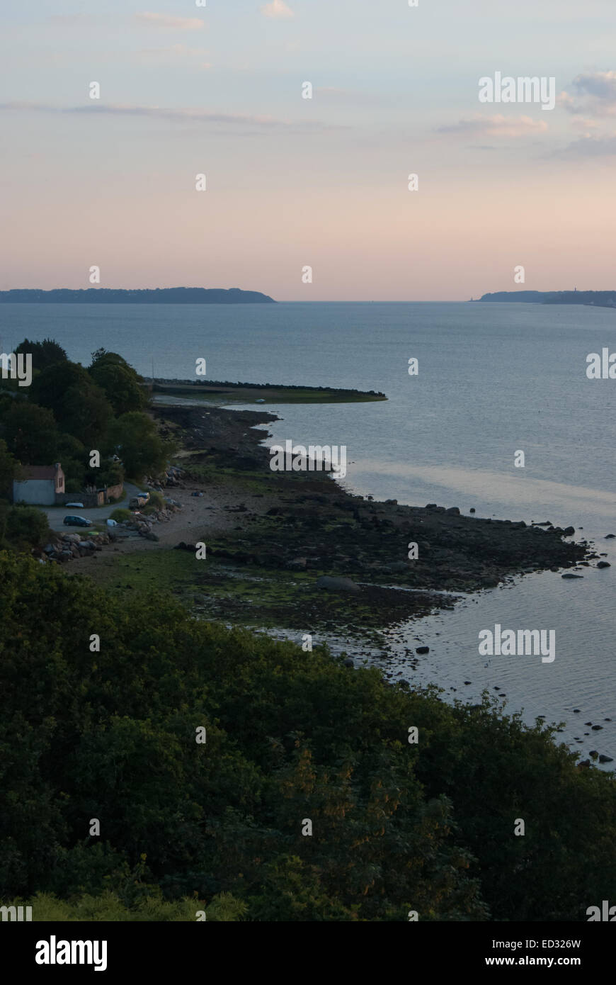 landscape before sunset Stock Photo - Alamy