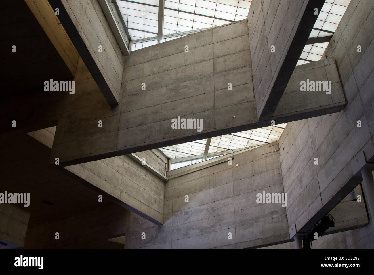 Inside The University Art Museum on the Cal Berkeley campus Stock Photo ...