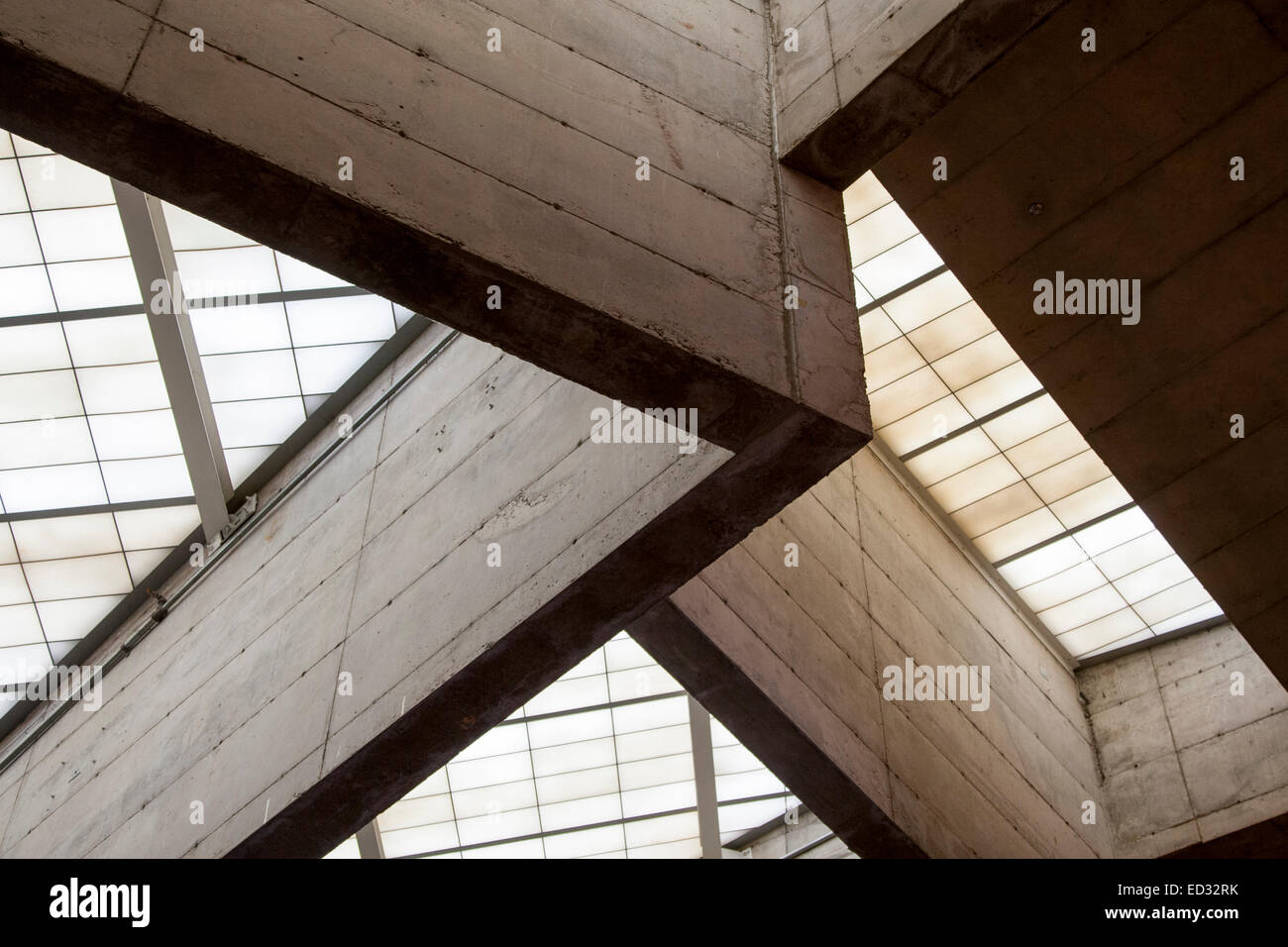 Inside The University Art Museum on the Cal Berkeley campus Stock Photo ...