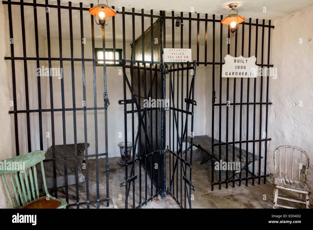 Inside of a jail cell hi-res stock photography and images - Alamy