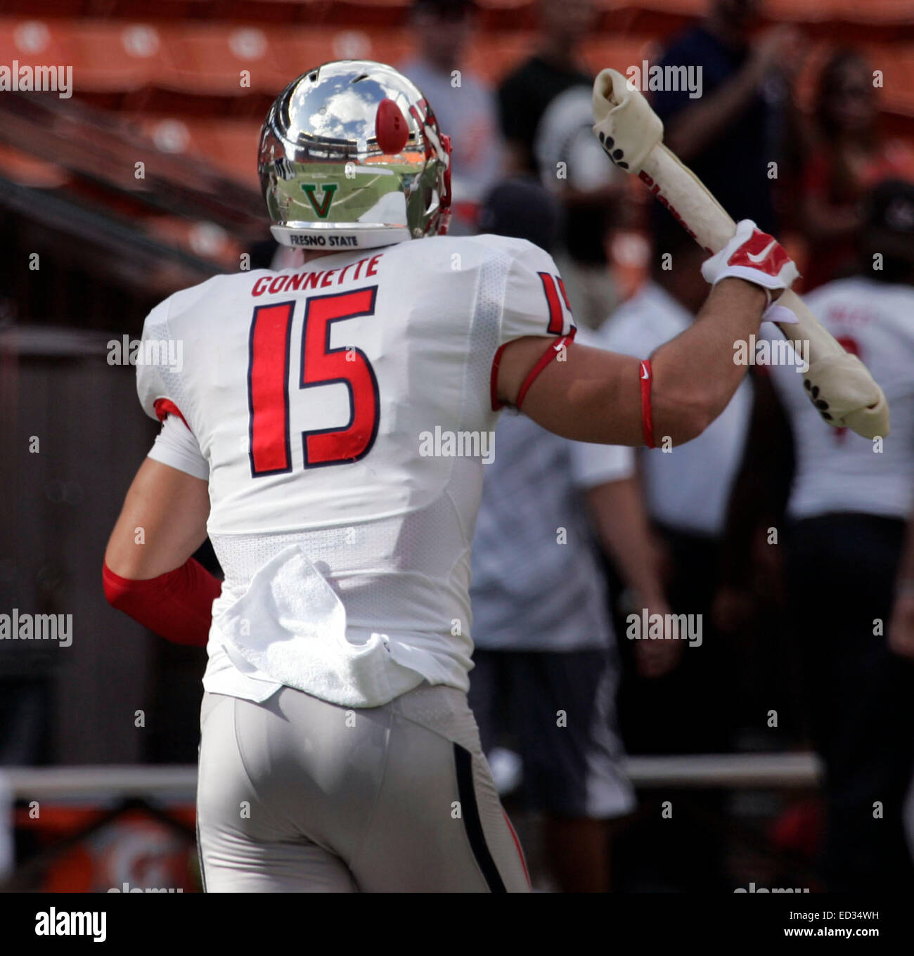 Honolulu, Hawaii. 24th Dec, 2014. Fresno State Bulldogs quarterback ...
