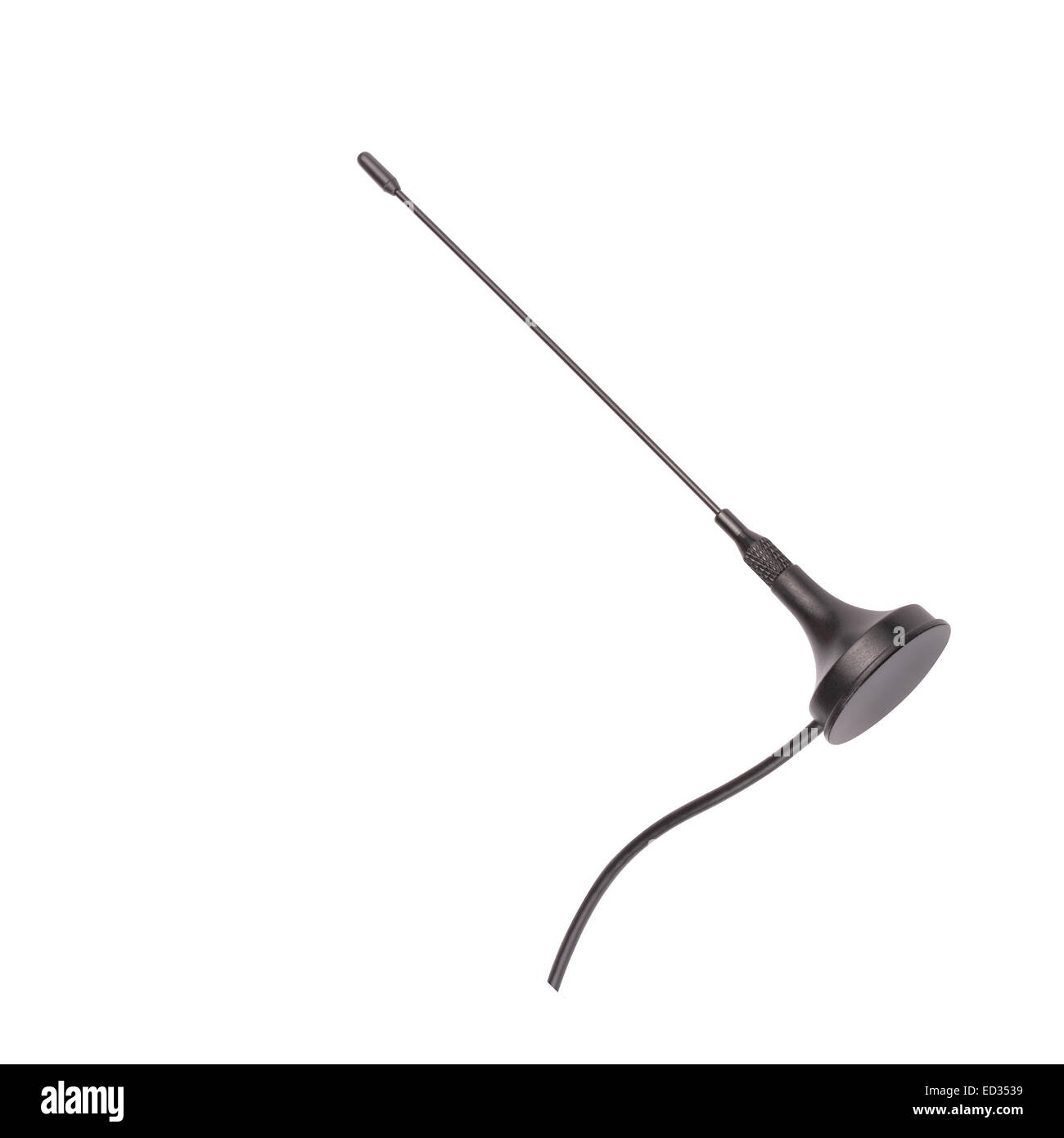 Black Antenna Isolated Stock Photo - Alamy