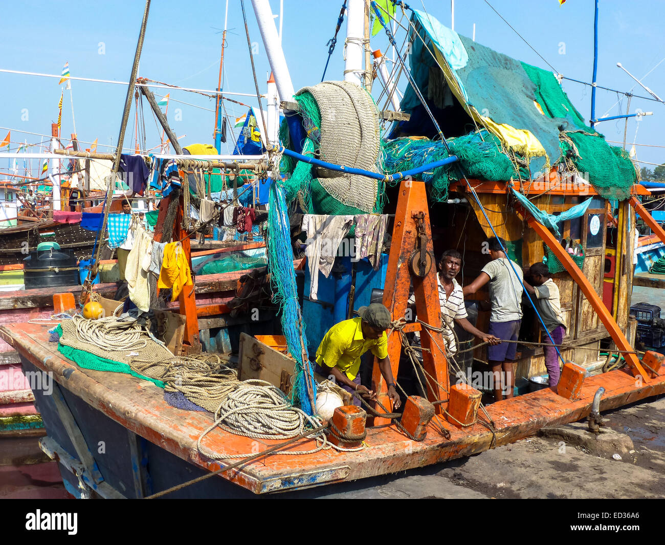 Old fishing trawler hi-res stock photography and images - Alamy