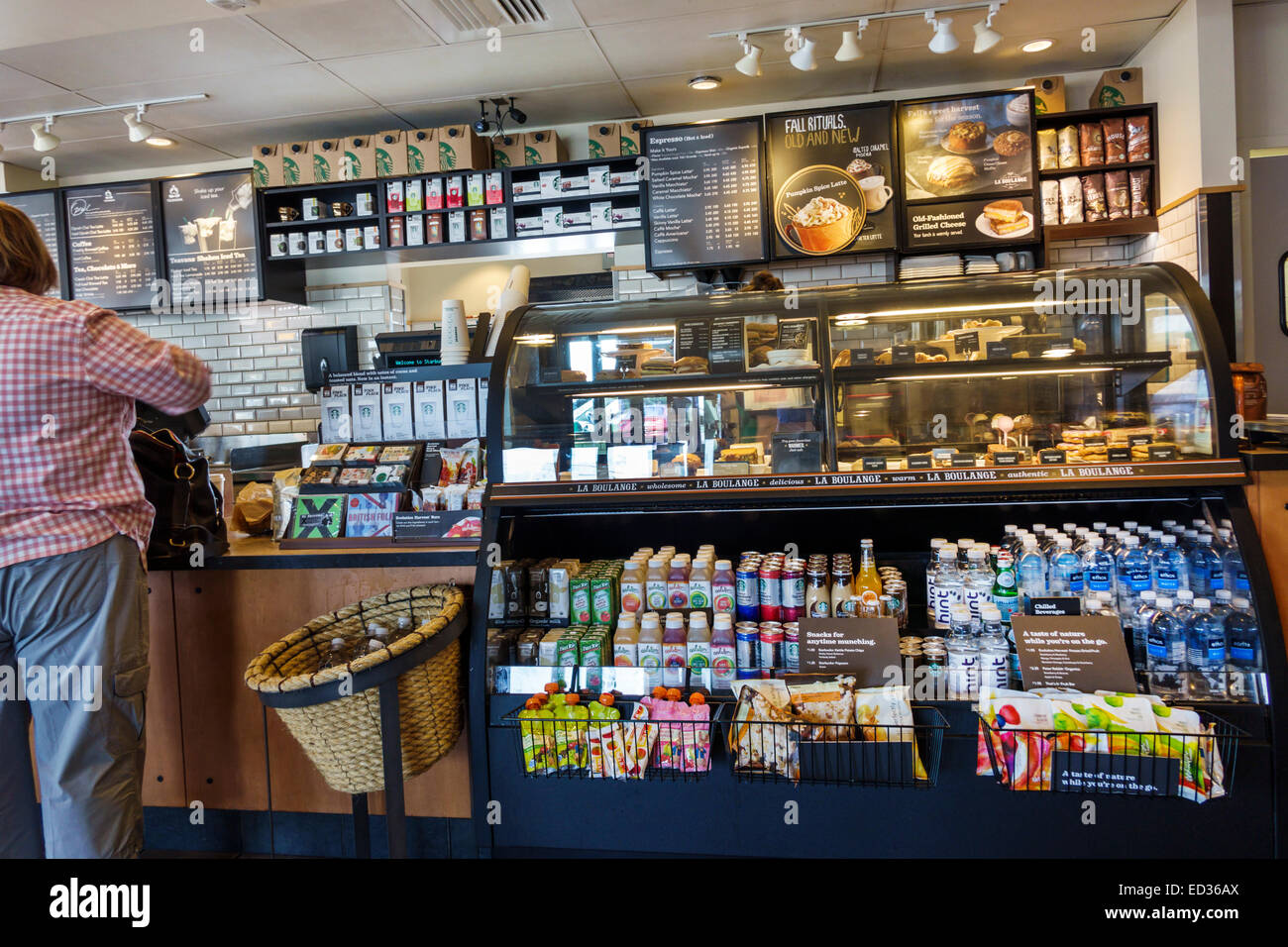 Starbucks Inside Counter