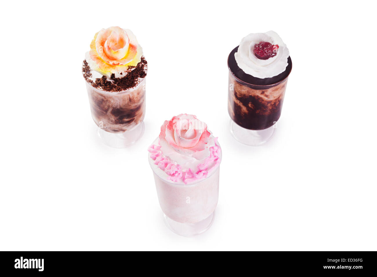 Delicious Cold Ice Cream Nobody Stock Photo - Alamy