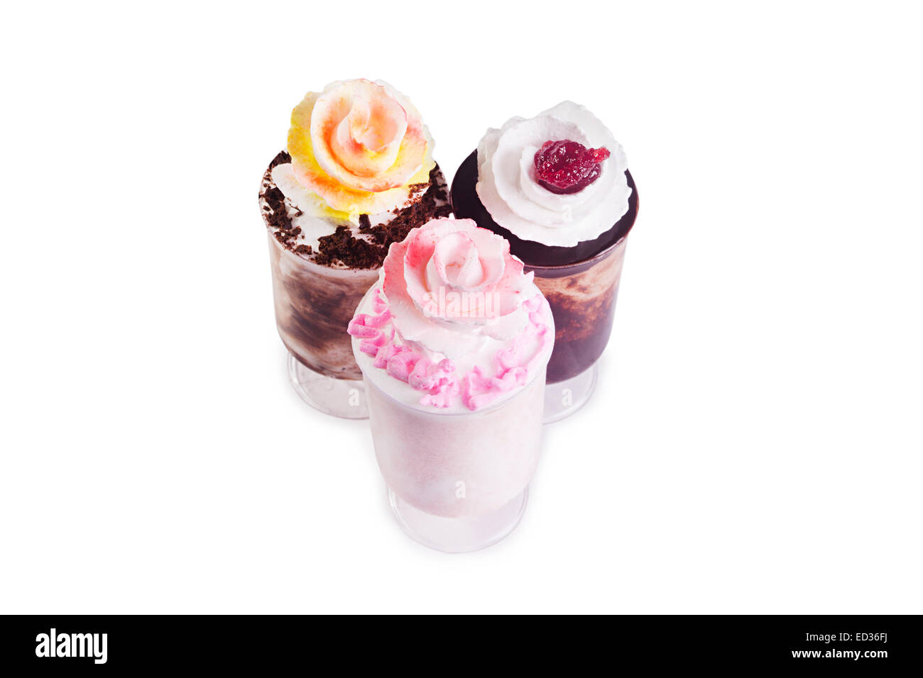 Delicious Cold Ice Cream Nobody Stock Photo - Alamy