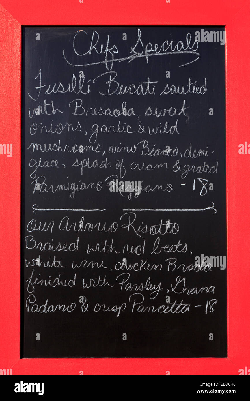 Restaurant menu on the Harbourwalk, Halifax, Nova Scotia, Canada Stock ...