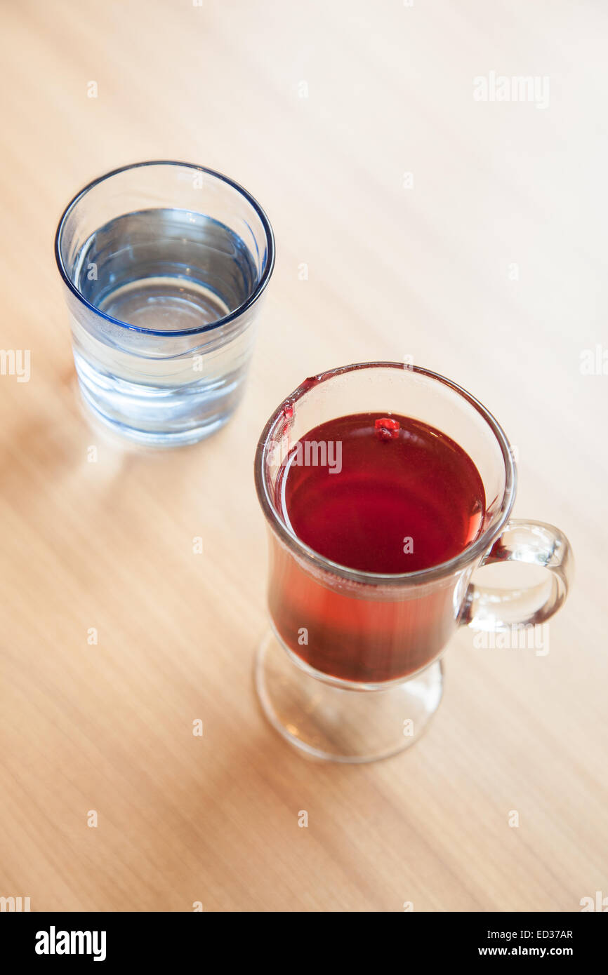 Two orange drinks in glass hi-res stock photography and images - Alamy