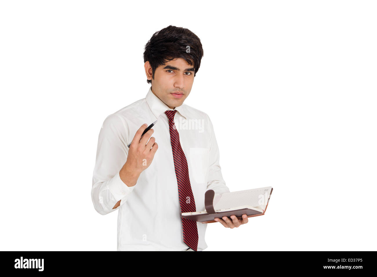 Man looking at his diary hi-res stock photography and images - Alamy