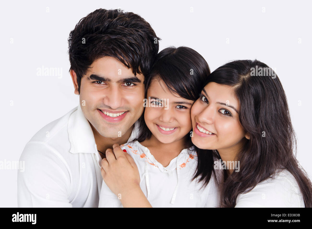 indian Parents and daughter enjoy Stock Photo - Alamy