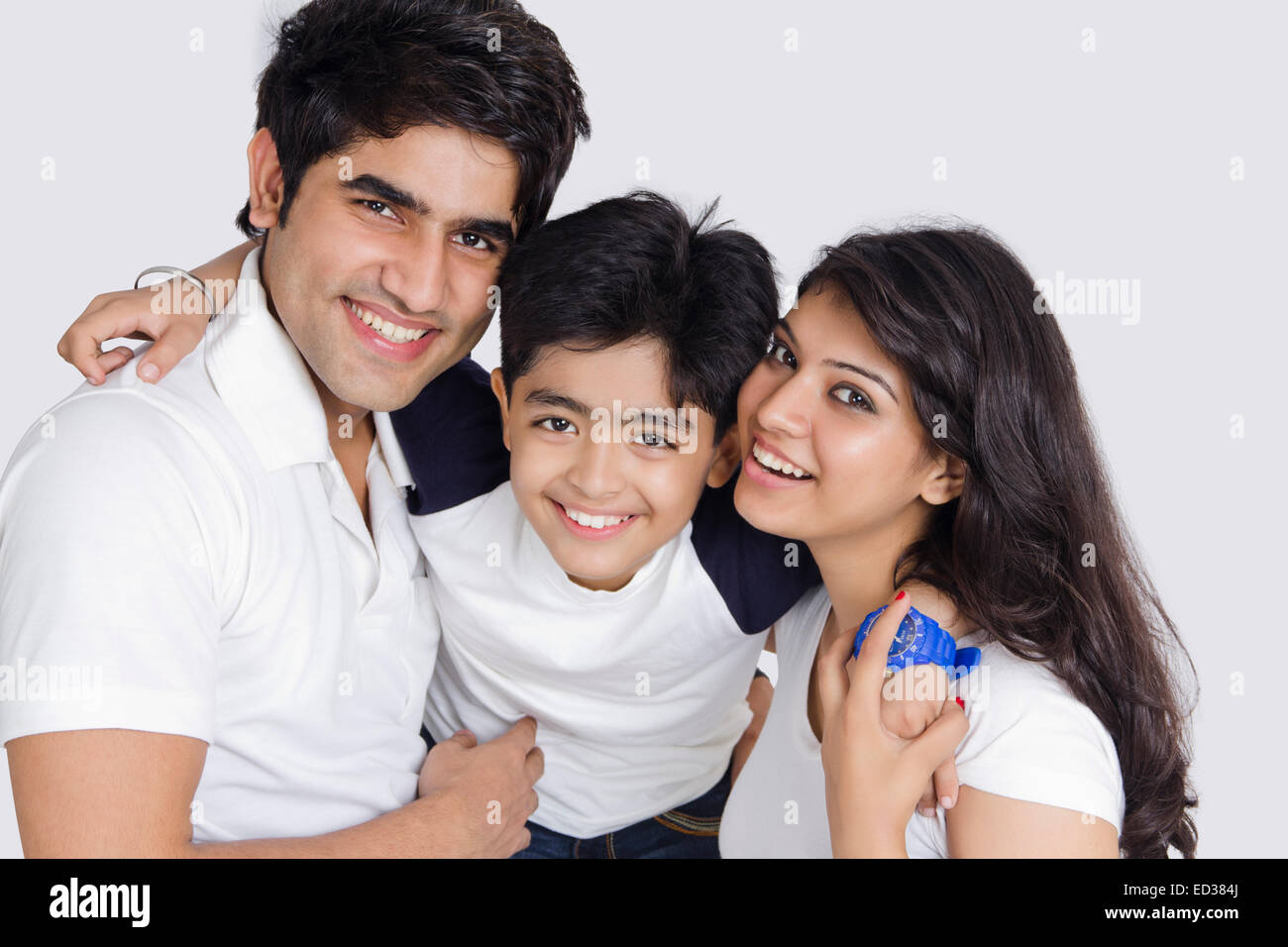 indian Parents and son fun Stock Photo - Alamy