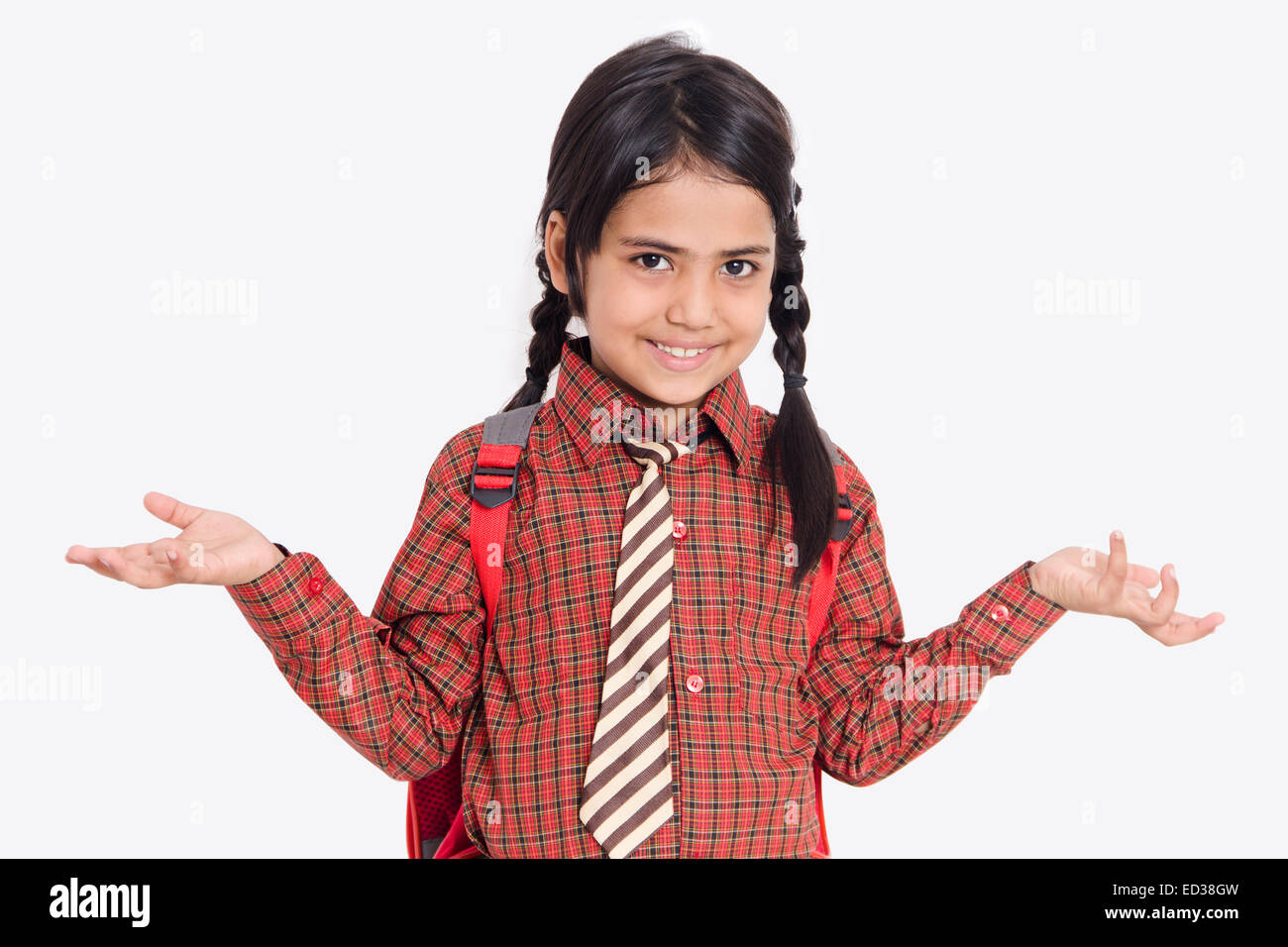 1 indian child girl student Stock Photo - Alamy
