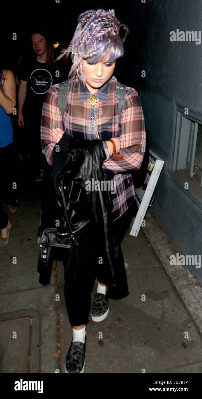 Kelly Osbourne leaves a Ray-Ban party at Mack Sennett studios Featuring ...