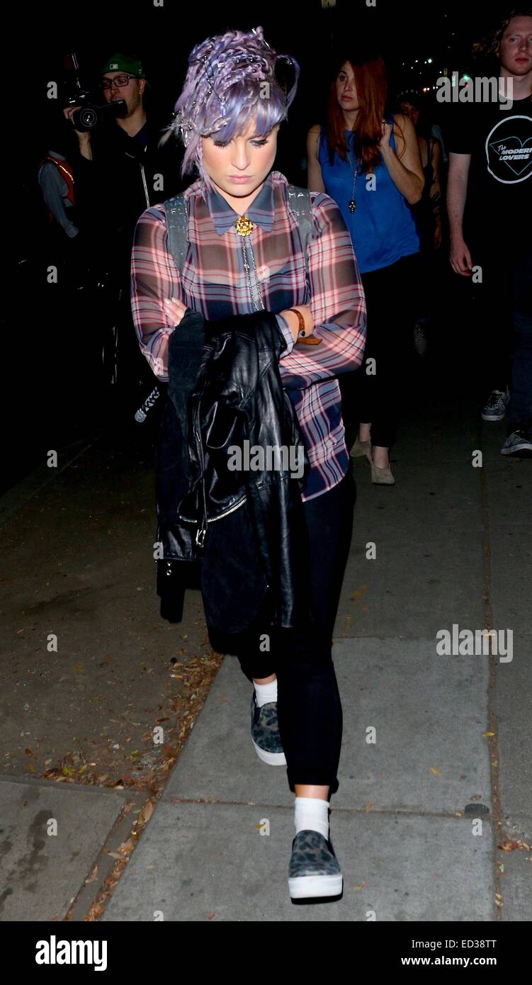 Kelly Osbourne leaves a Ray-Ban party at Mack Sennett studios Featuring ...