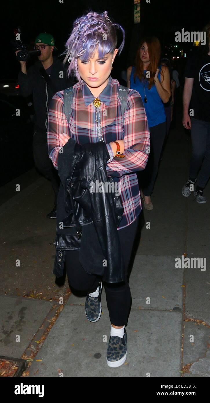 Kelly Osbourne leaves a Ray-Ban party at Mack Sennett studios Featuring ...
