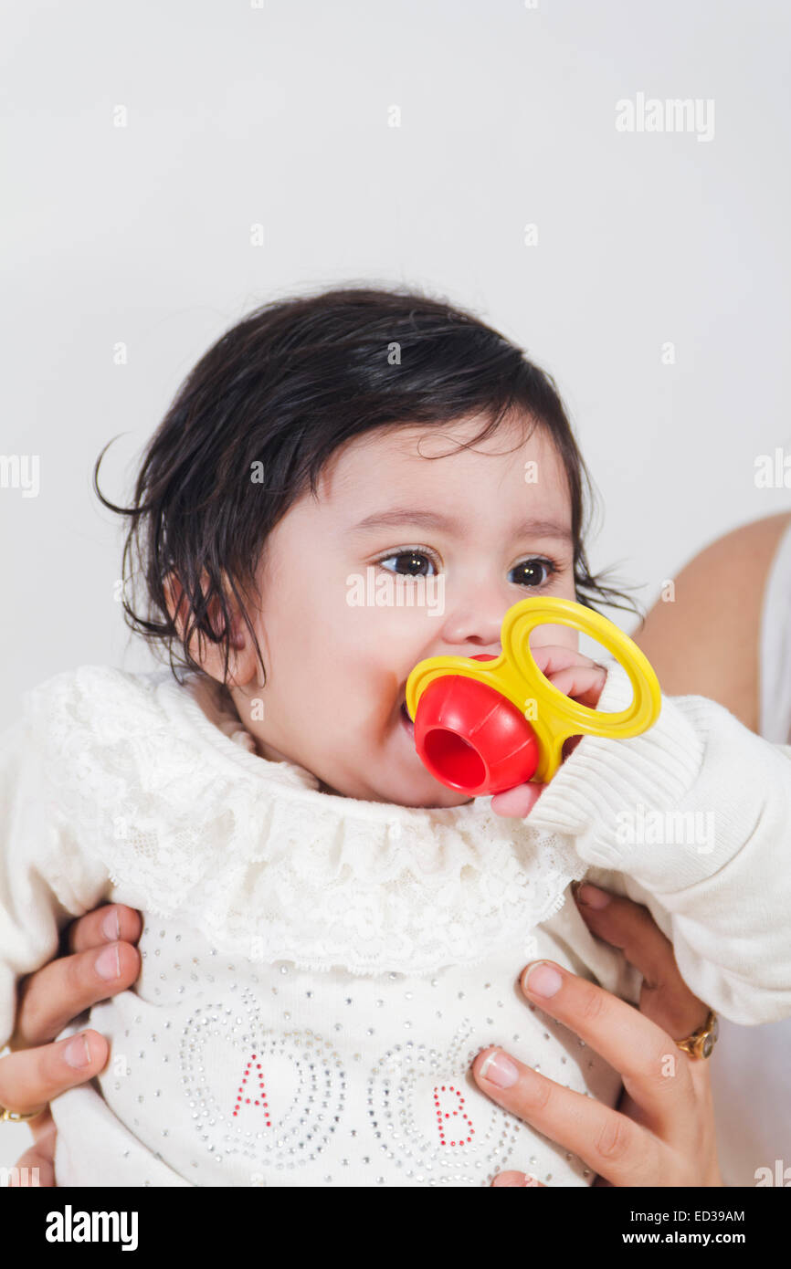 indian Mother New Beginning baby caring Stock Photo - Alamy