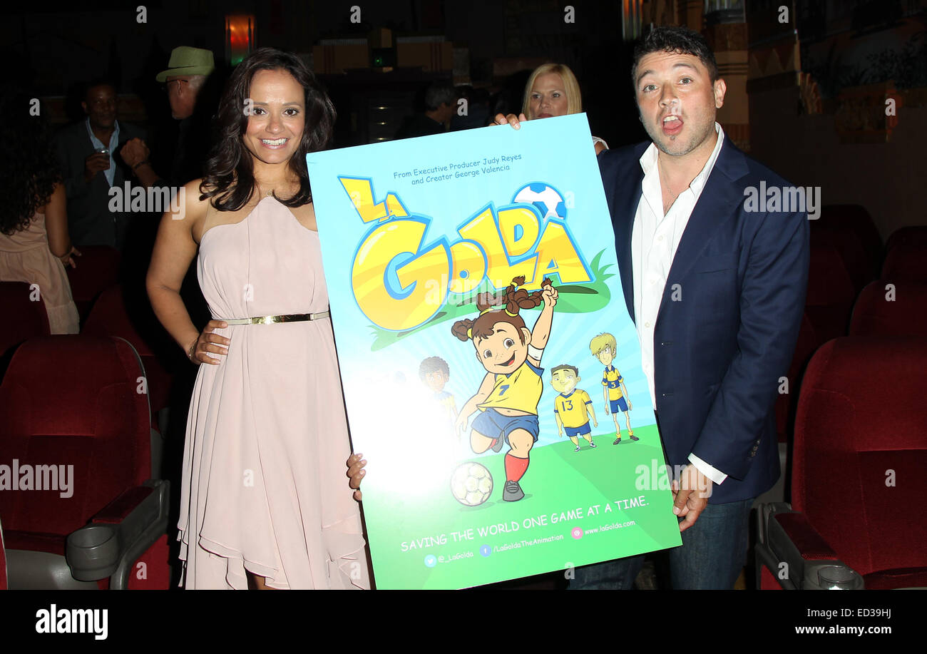 'La Golda' Los Angeles premiere - Arrivals Featuring: Judy Reyes,George ...