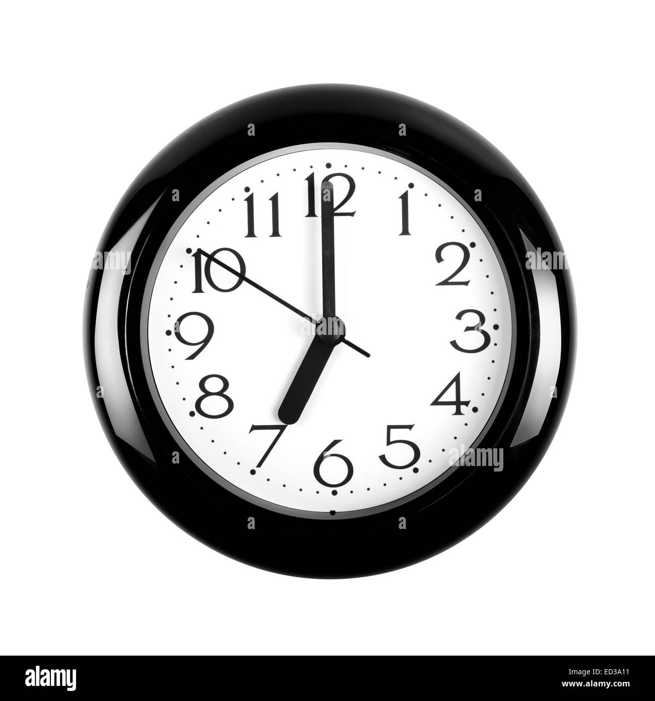 Clock vector time icon Cut Out Stock Images & Pictures - Alamy