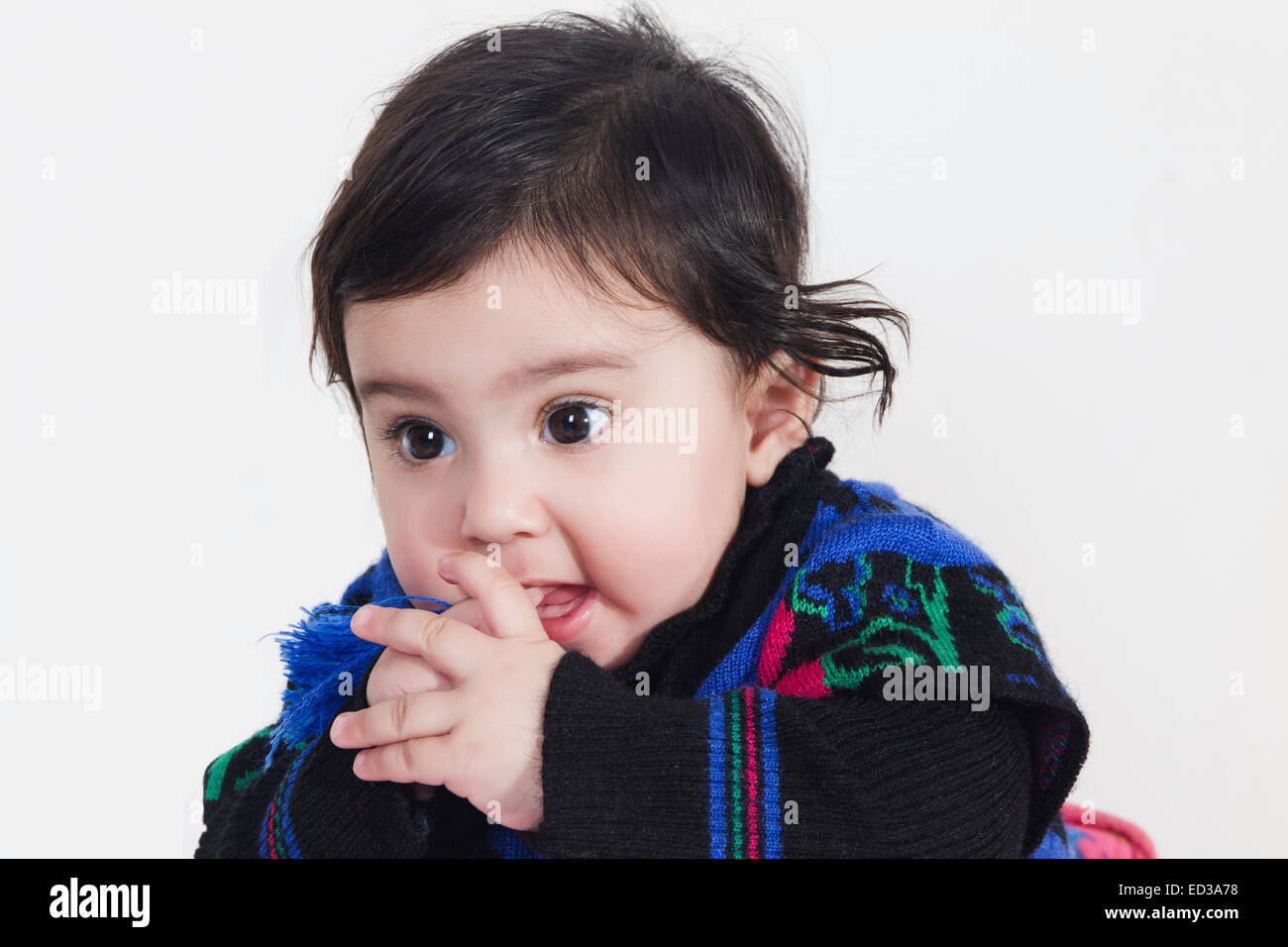 1 indian child baby Stock Photo - Alamy