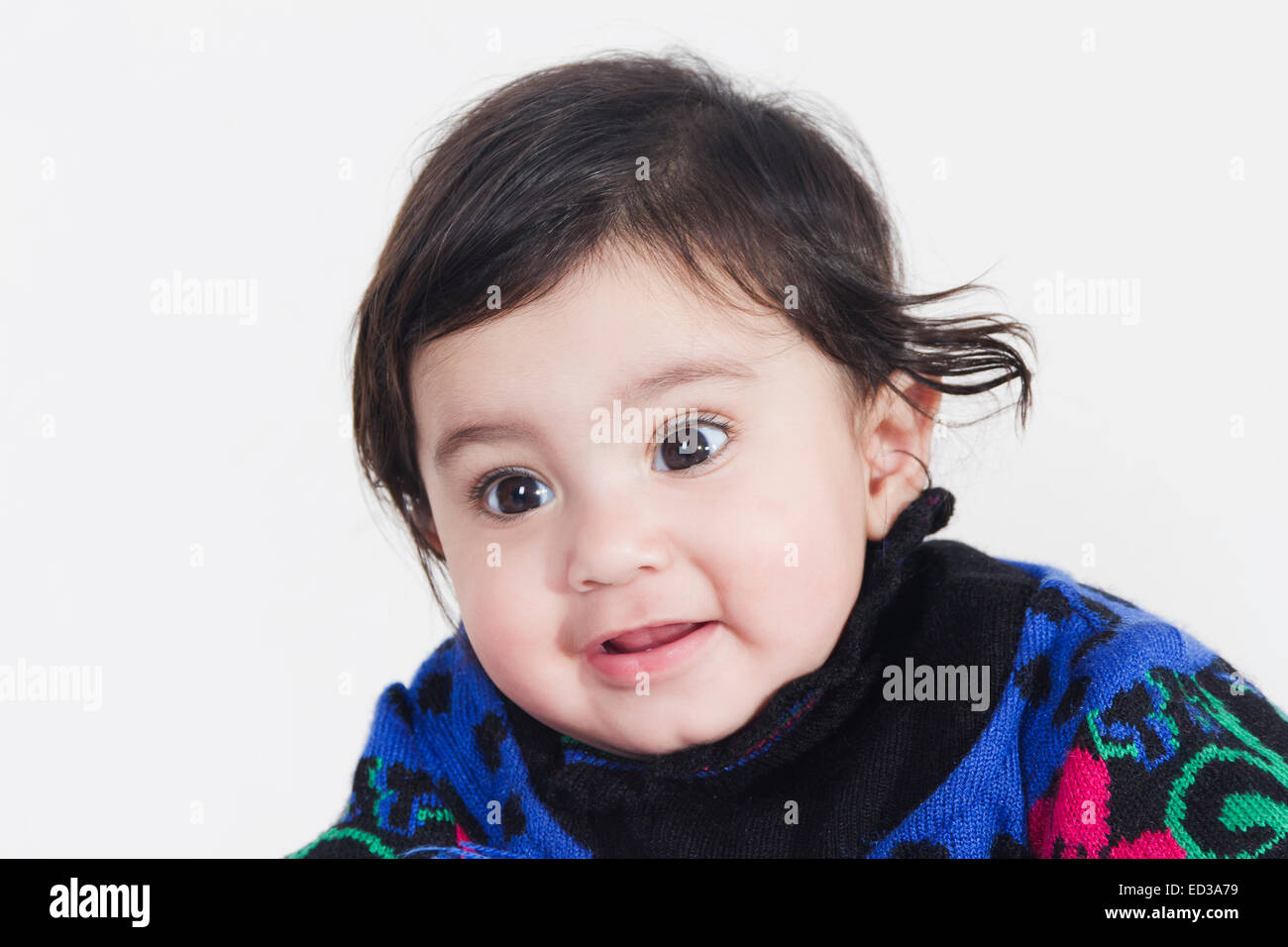 1 indian child baby Stock Photo - Alamy