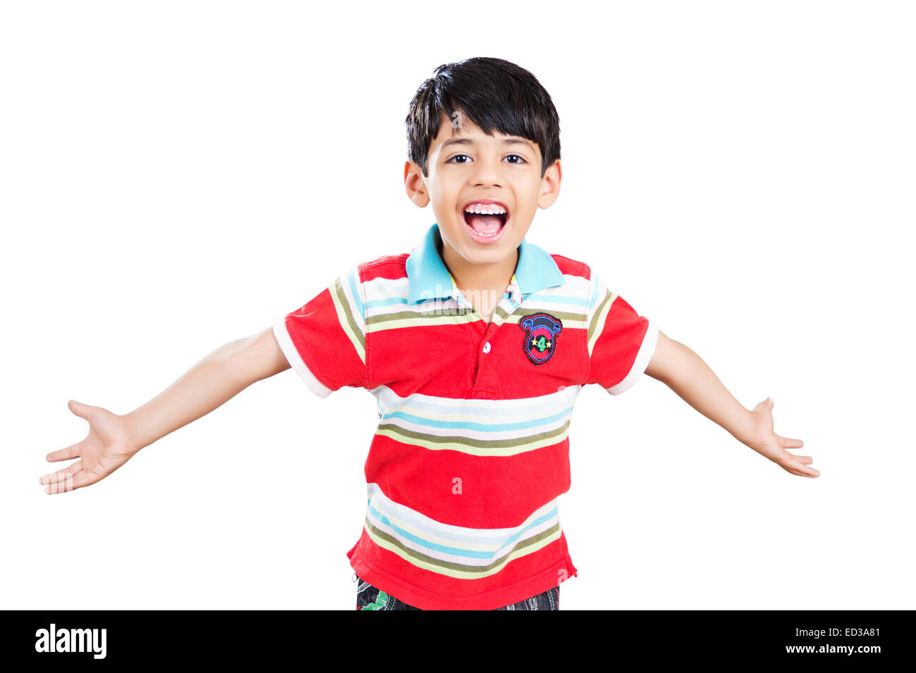 i indian child Shouting Stock Photo - Alamy