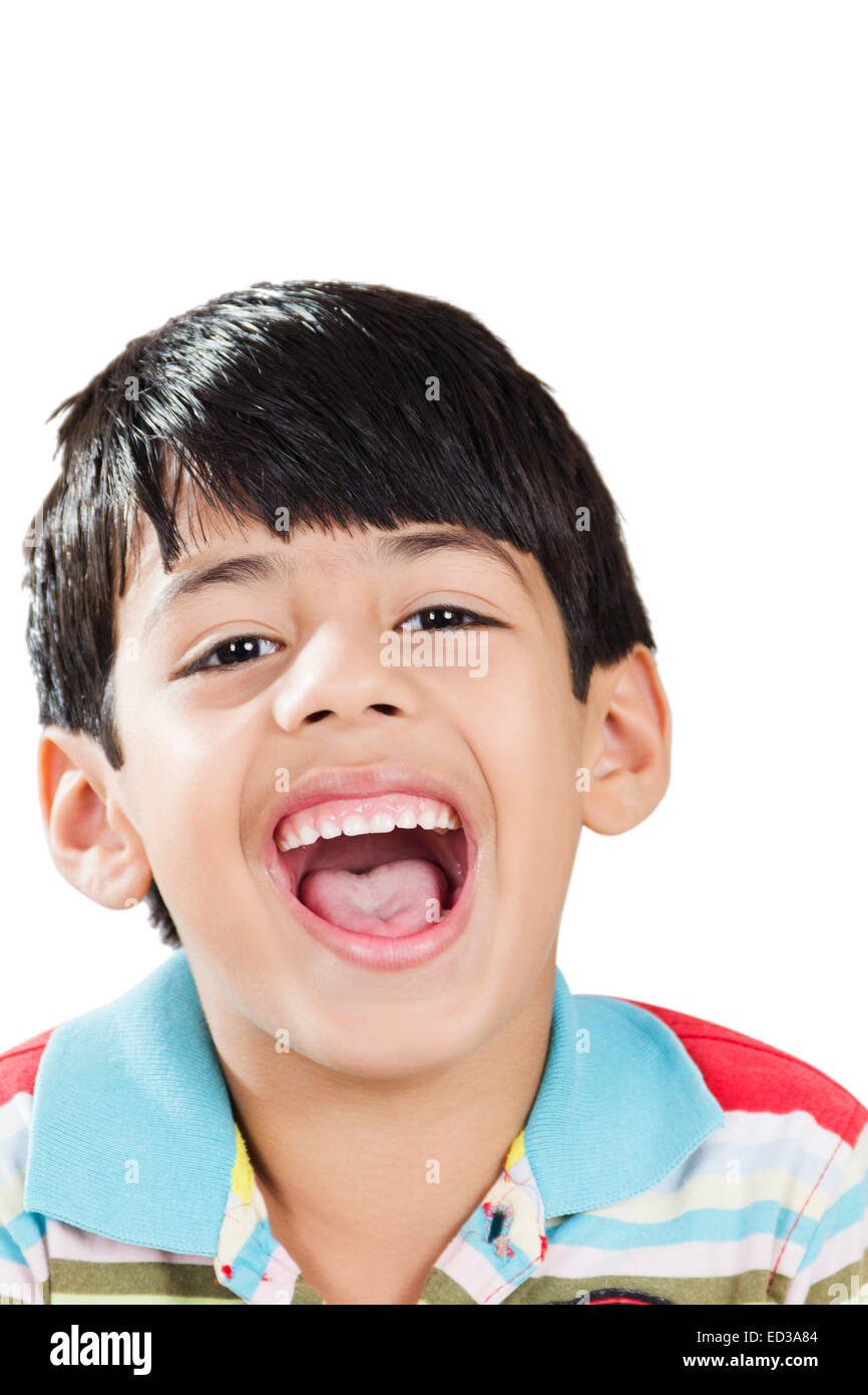 i indian child Shouting Stock Photo - Alamy