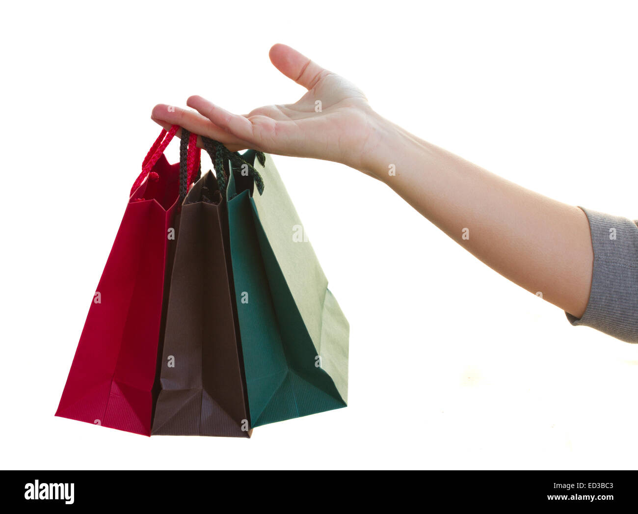 hand holding bags Stock Photo - Alamy