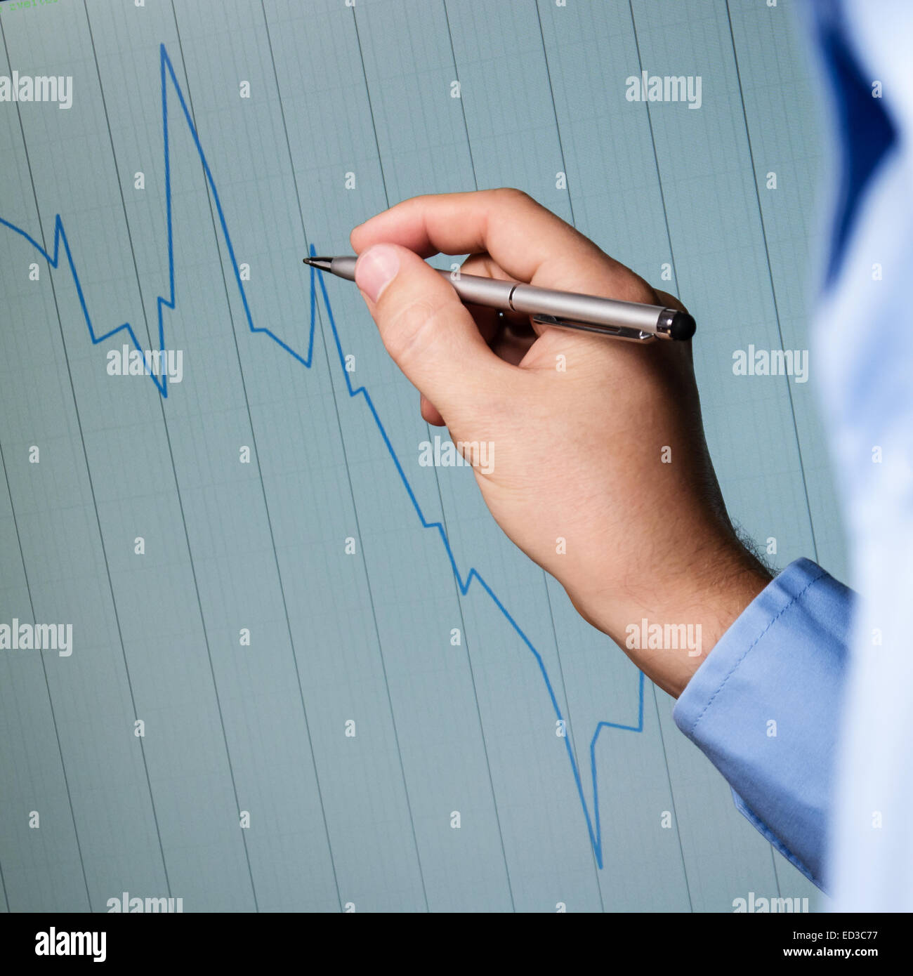 Stock chart figures hi-res stock photography and images - Alamy