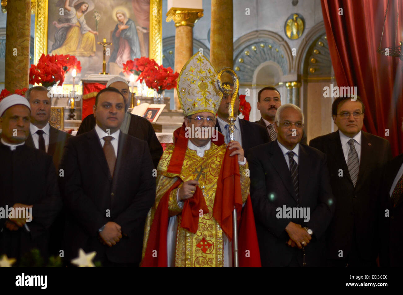 Cairo, Egypt. 24th Dec, 2014. Armenian Catholic Bishop of Alexandria ...
