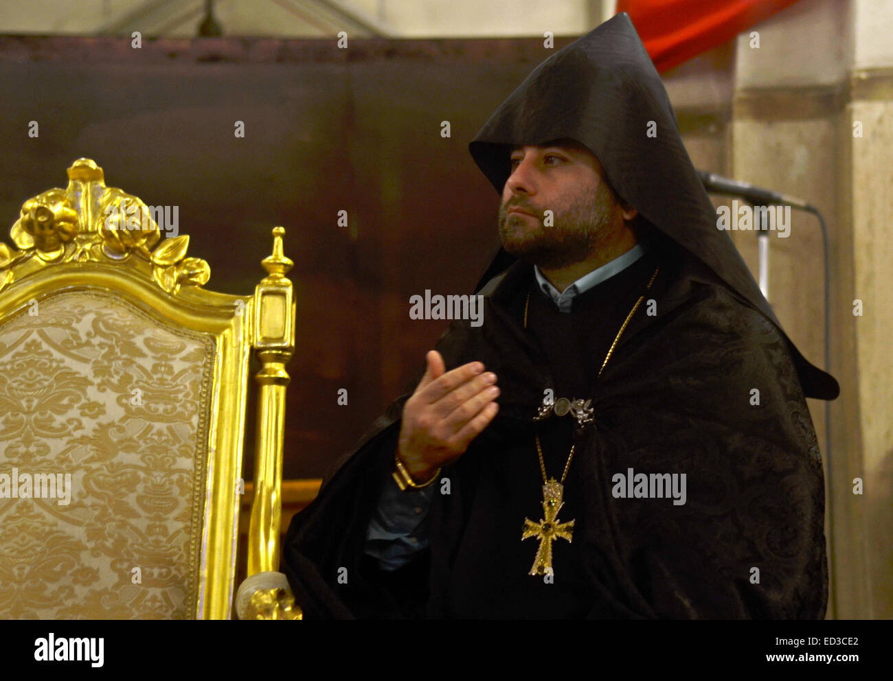 Cairo, Egypt. 24th Dec, 2014. Armenian Catholic Bishop of Alexandria ...