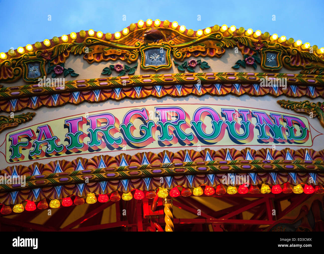 Old fashioned fun fair on hi-res stock photography and images - Alamy