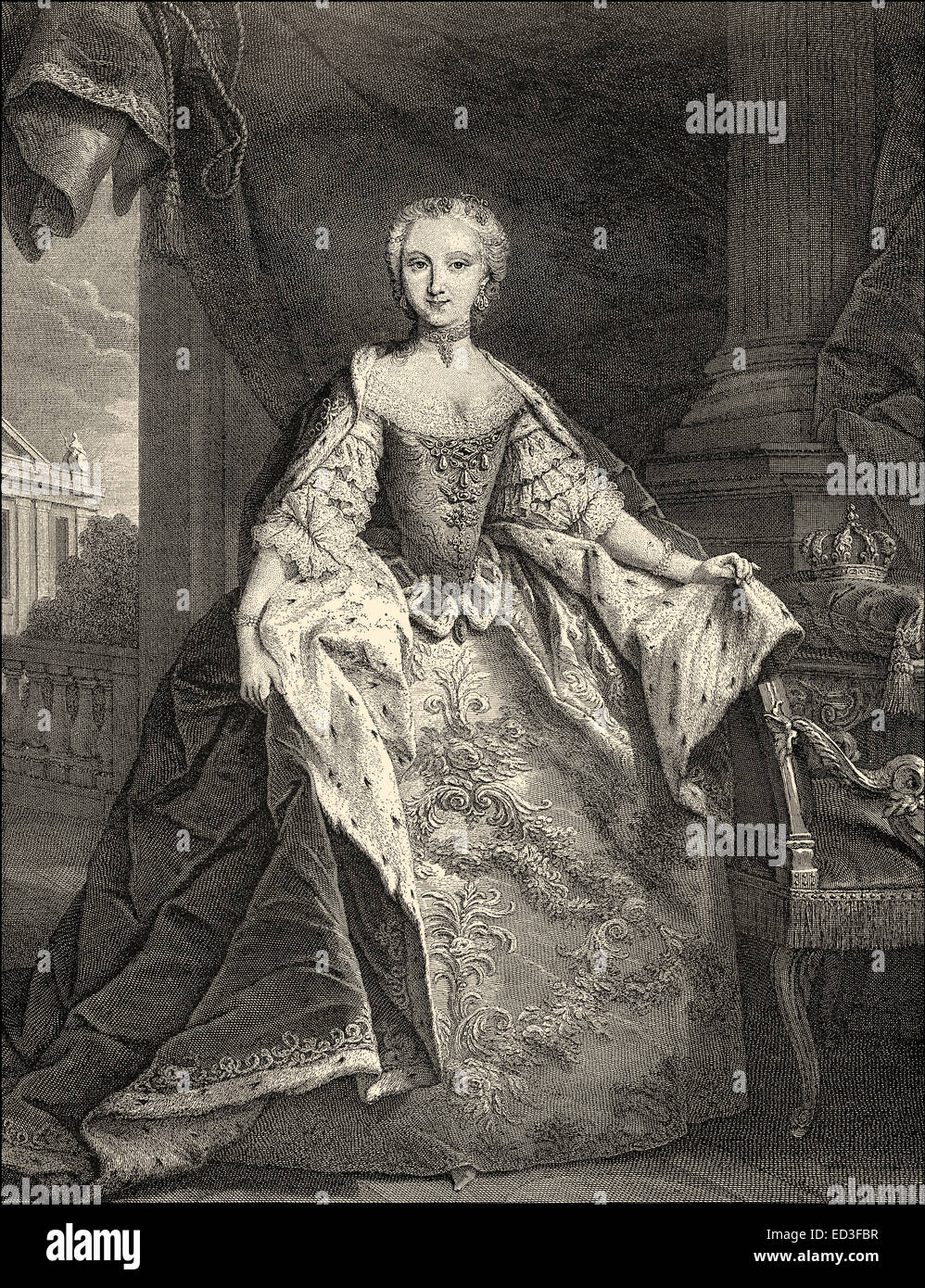 Maria Josepha of Saxony or Maria Josepha Karolina Eleonore Franziska ...