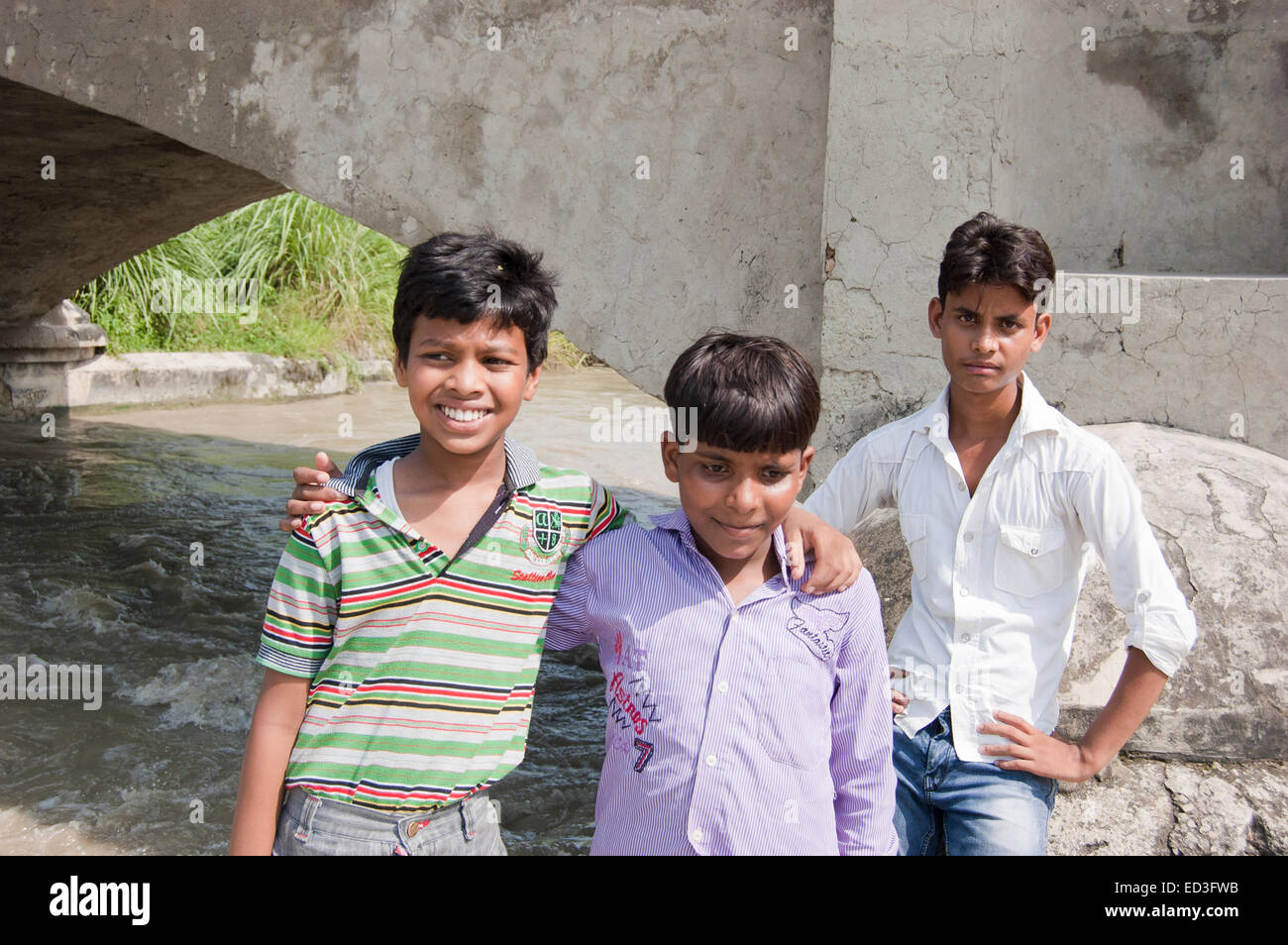 Rural bridge asia hi-res stock photography and images - Alamy