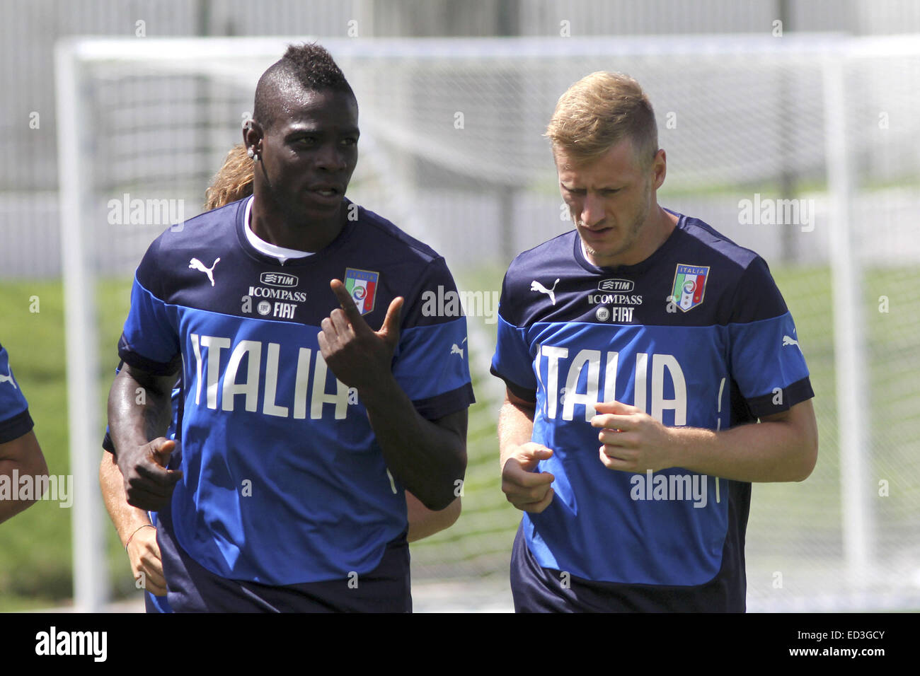 2014 FIFA World Cup - Italy Training Featuring: Mario Balotelli,Ignazio ...