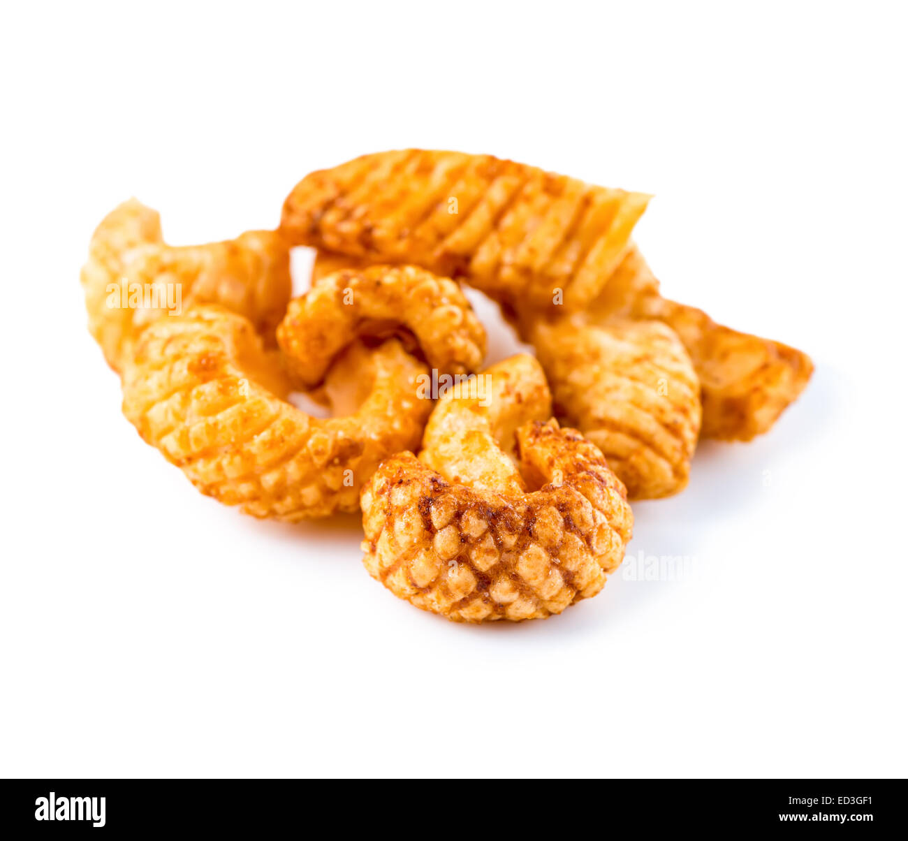 traditional Thai spicy snack food, squid chips, closeup Stock Photo - Alamy