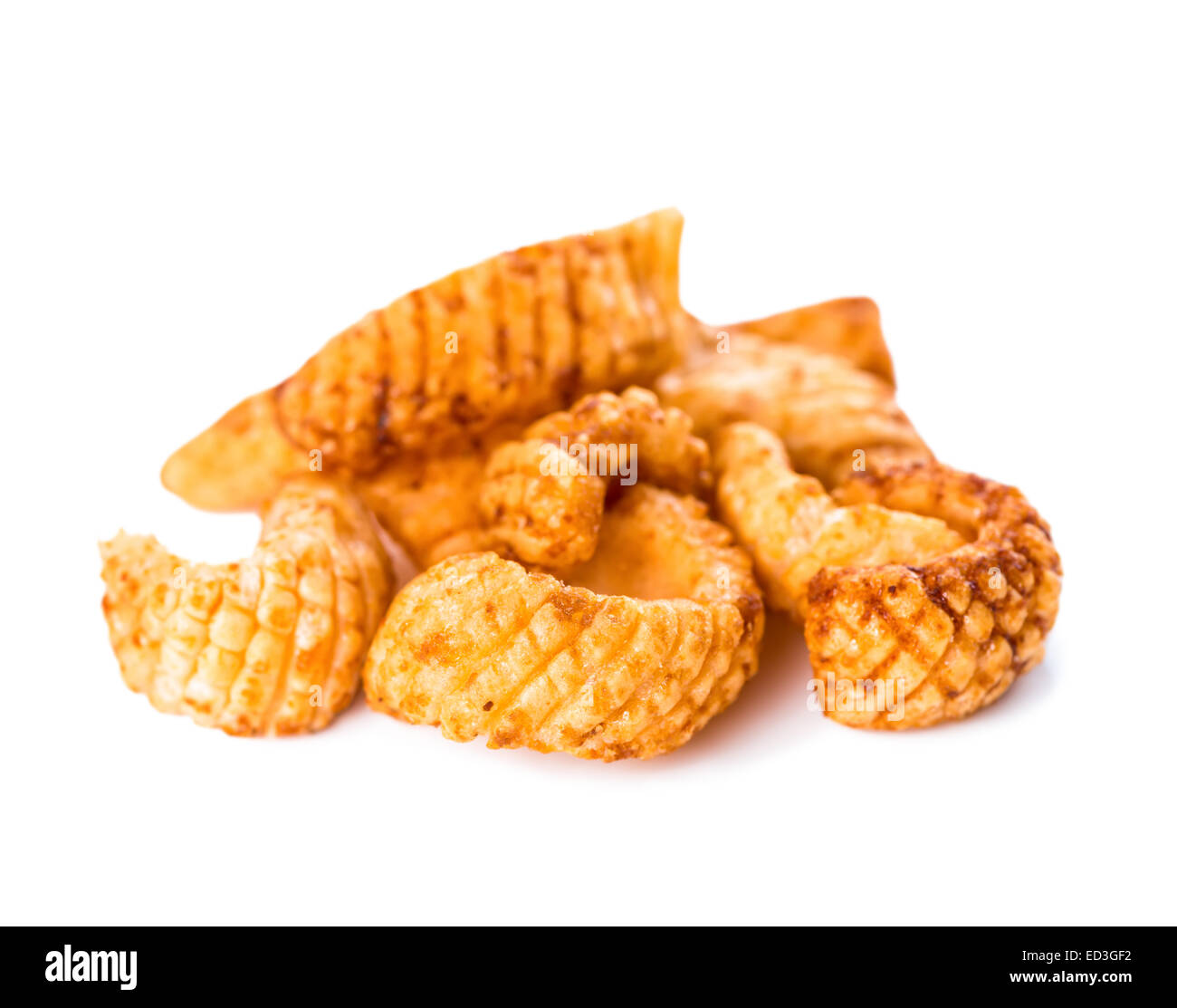 traditional Thailand spicy snack food, squid chips, closeup Stock Photo ...
