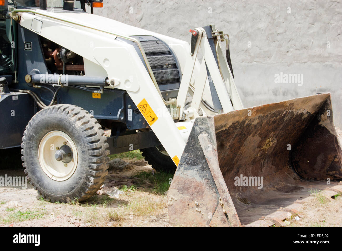 Bulldozer Crane Machine Nobody Stock Photo - Alamy