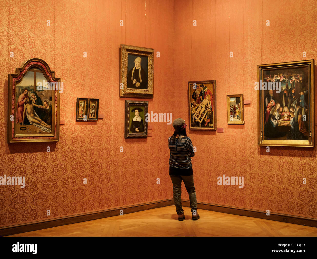 Contemplating art hi-res stock photography and images - Alamy