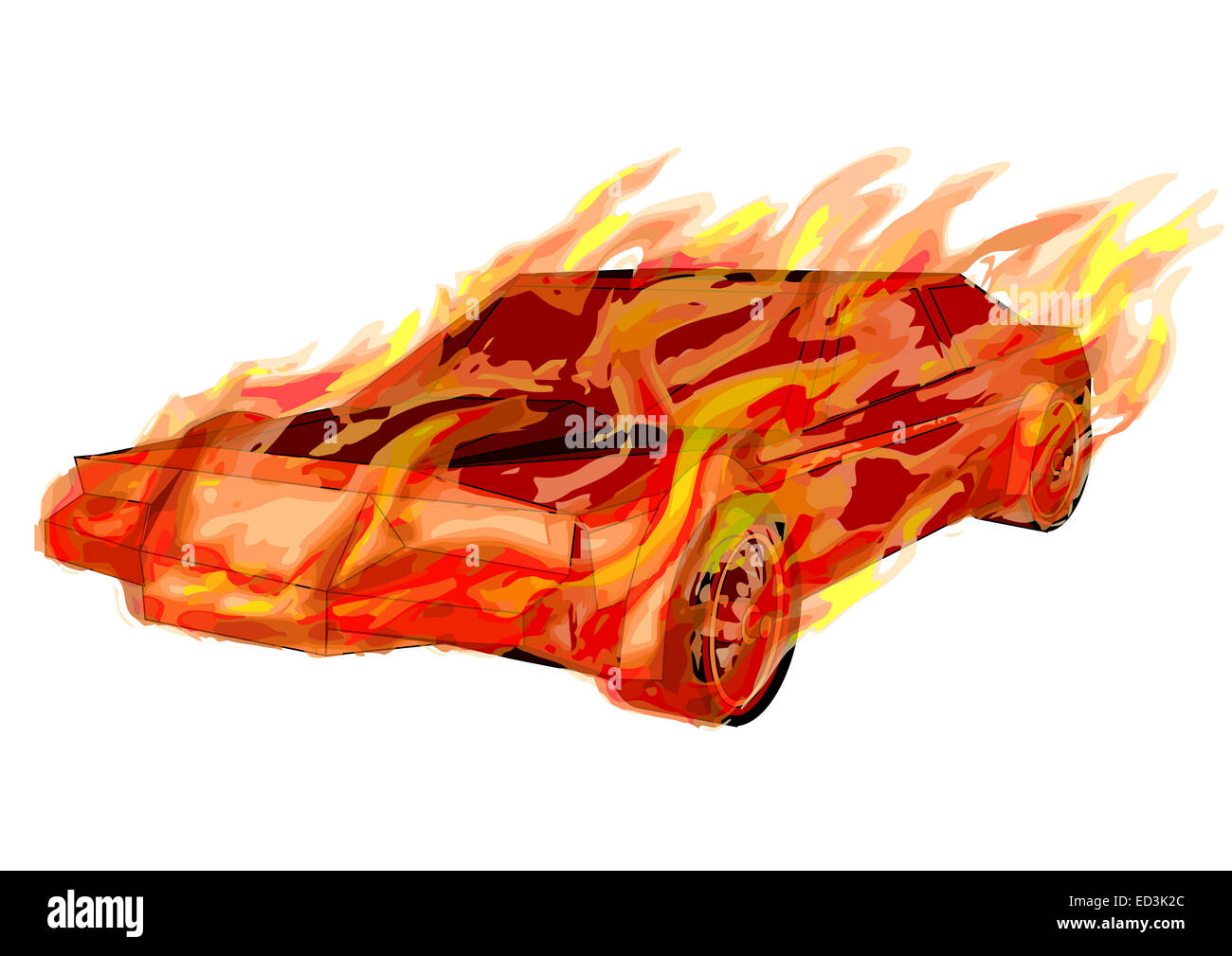 Vehicle burning Cut Out Stock Images & Pictures - Alamy